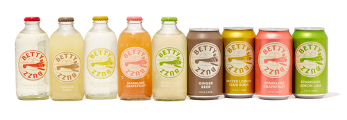Betty Buzz - Premium Sparkling Soda Made Only With Clean Ingredients