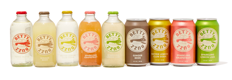 Betty Buzz - Premium Sparkling Soda Made Only With Clean Ingredients